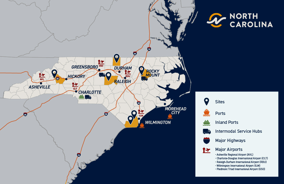 Megasites in North Carolina | Site Selection | EDPNC